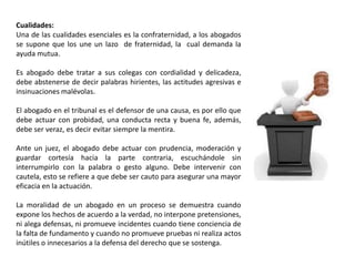 Personalidad del abogado | PPTX