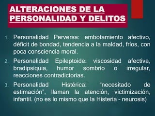 PERSONALIDAD Y DERECHO - relación entre la personalidad y el derecho | PPTX