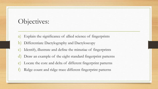 PERSONAL IDENTIFICATION TECHNIQUES.pptx | Skin and Dermatology ...