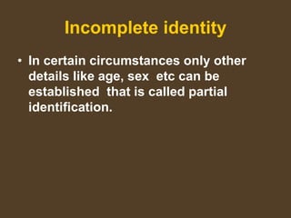 Personal identity | PPTX