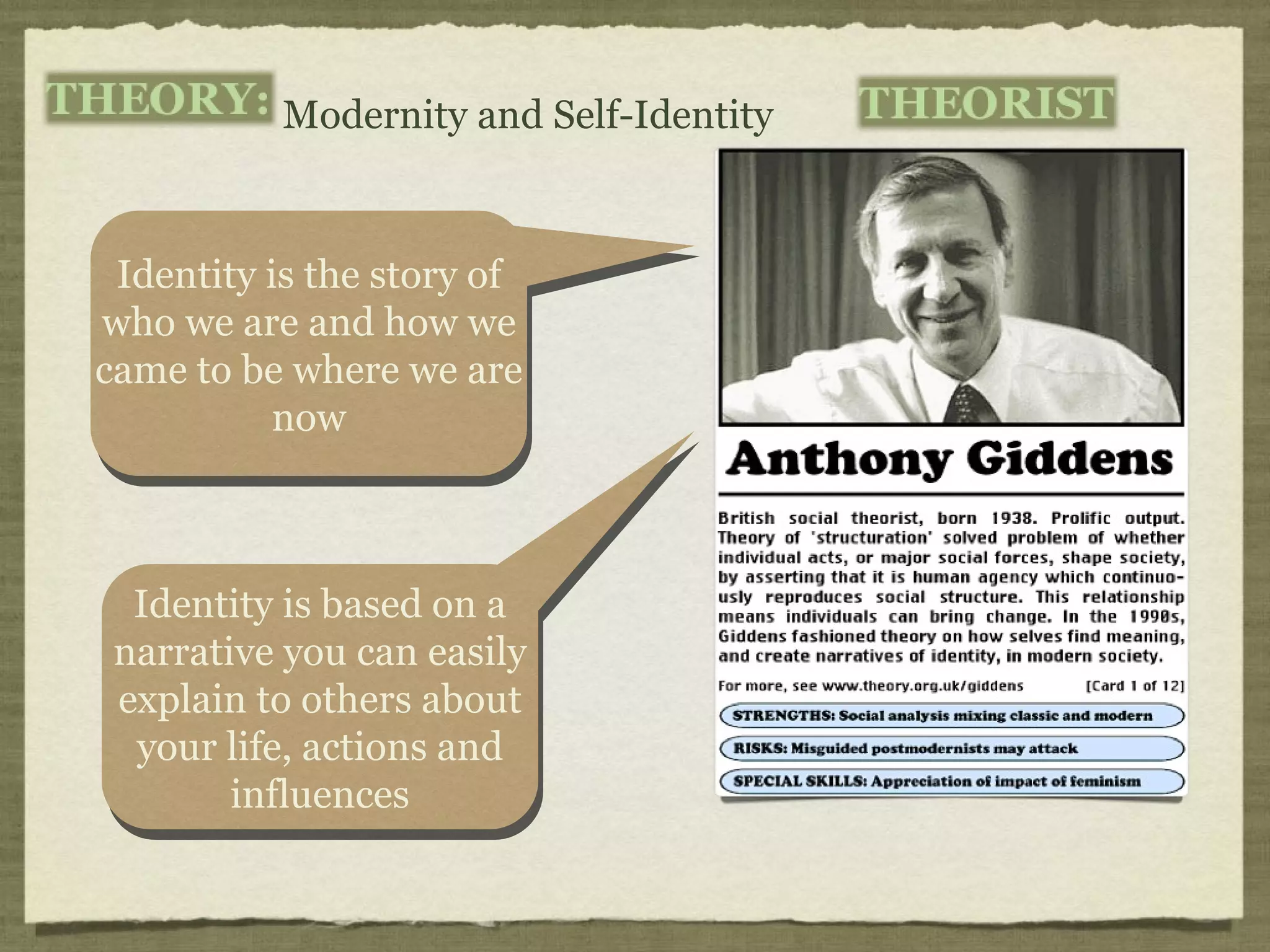 Personal identity theory | PPT