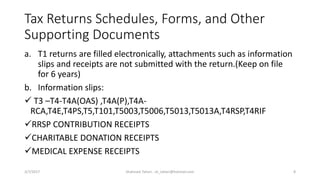 Personal income tax in canada | PPTX