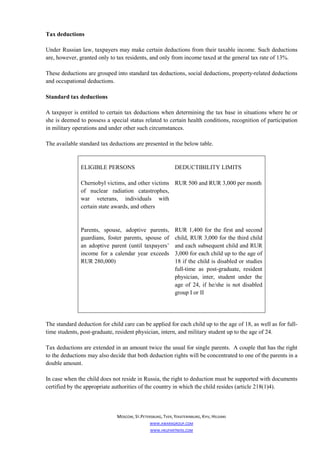 Personal income tax in Russia | PDF
