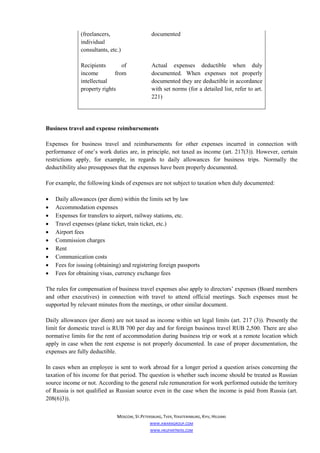 Personal income tax in Russia | PDF