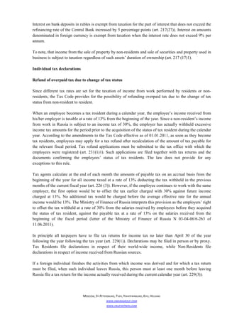 Personal income tax in Russia | PDF