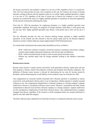 Personal income tax in Russia | PDF