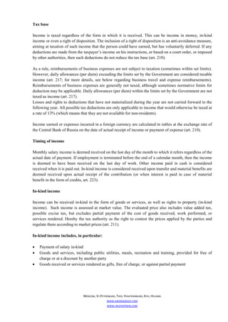 Personal income tax in Russia | PDF