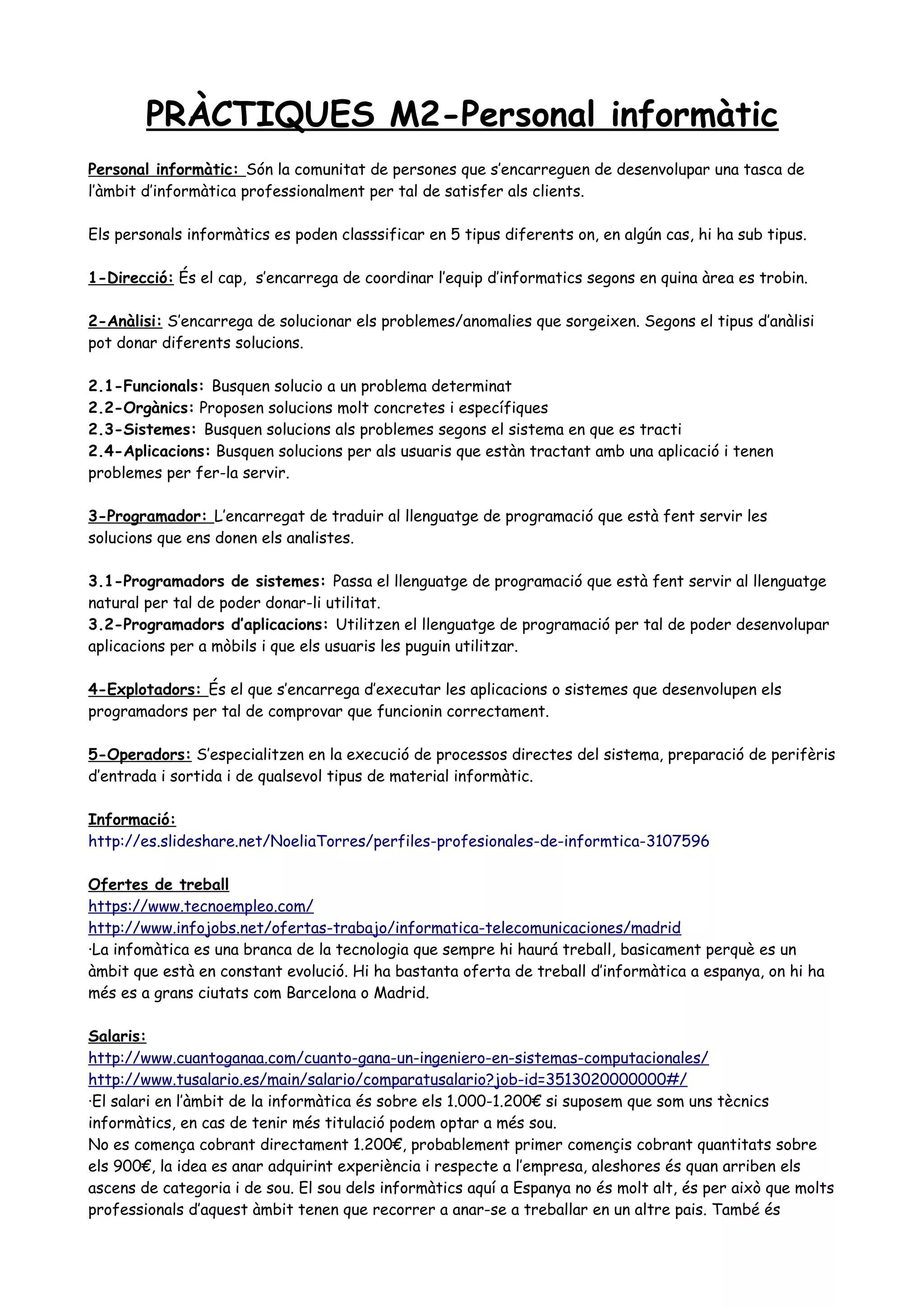 Personal informatic | ODT