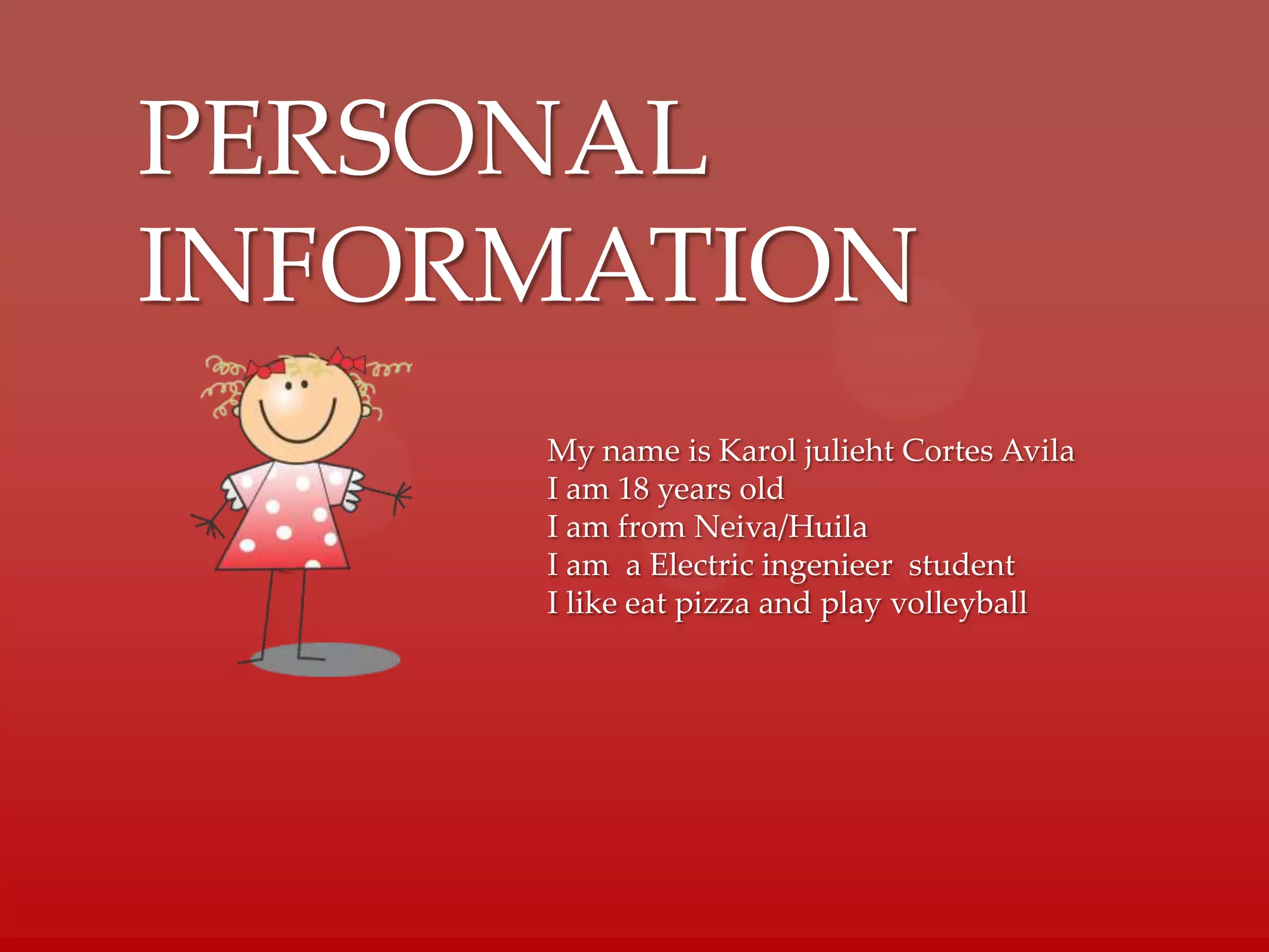 Personal information | PPT