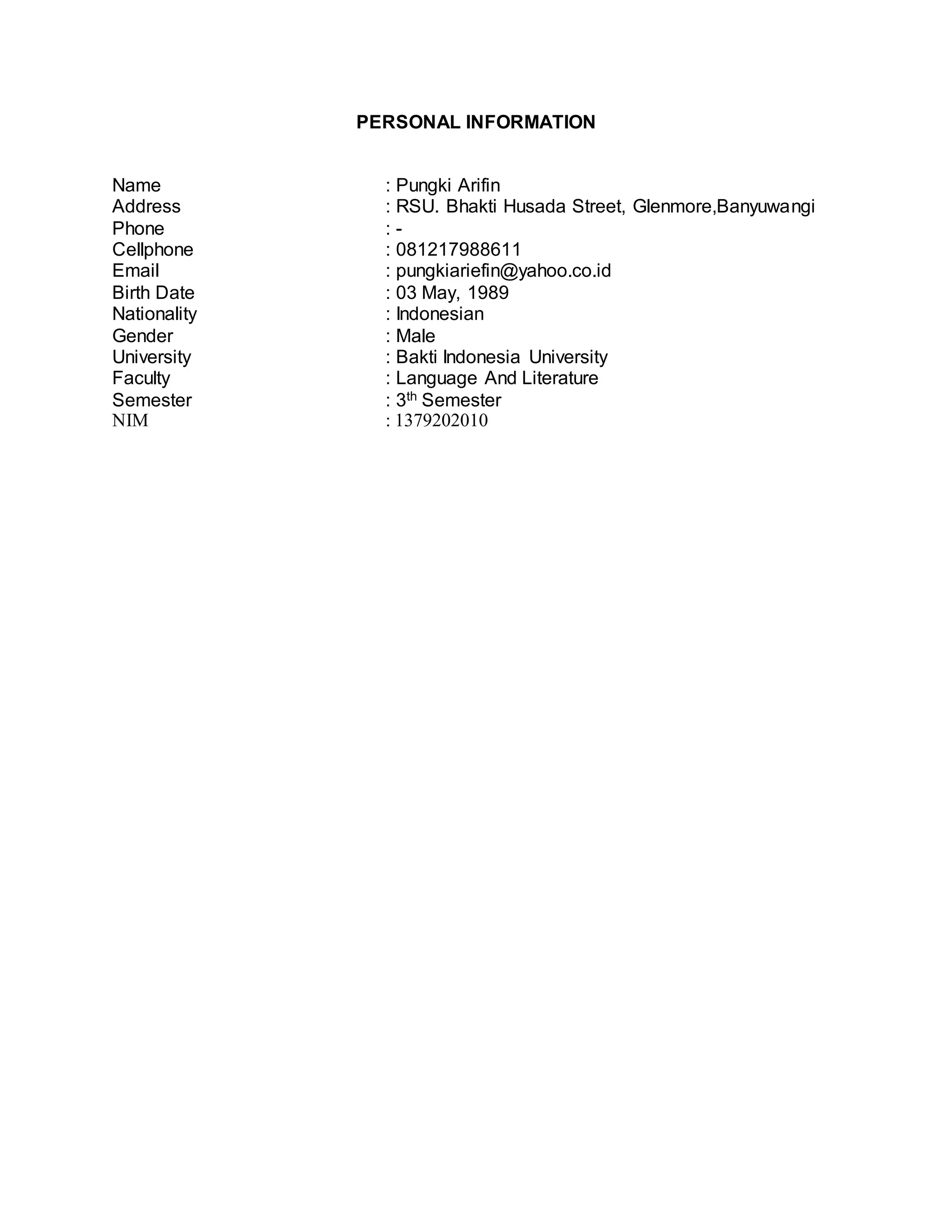 Personal information 23 | PDF