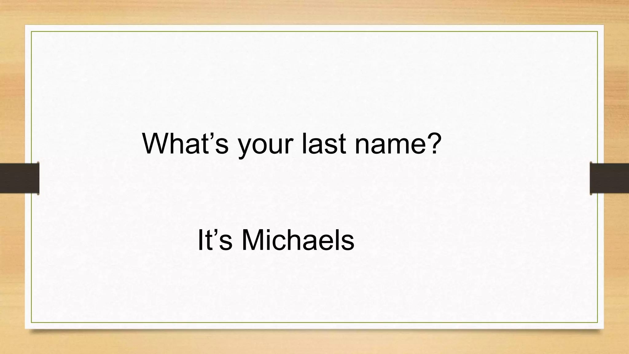 Personal information game | PPTX