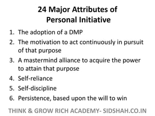 Personal Initiative- Principle of Success | PPTX