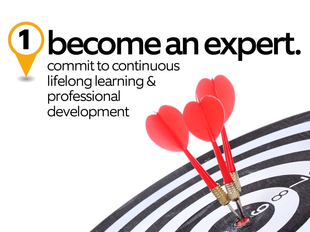 1 become an expert. commit