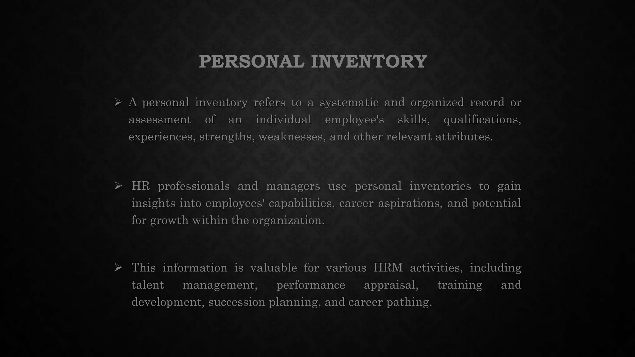 Personal Inventory PPt.pptx