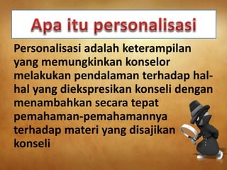 Personalisasi | PPT