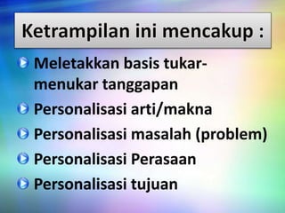 Personalisasi | PPT