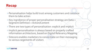Sitecore personalisation demystified – key components of good ...