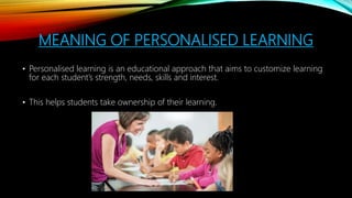 Personalisation of the teaching and learning path | PPTX | Educational ...