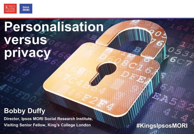 Personalisation Versus Privacy | PPT