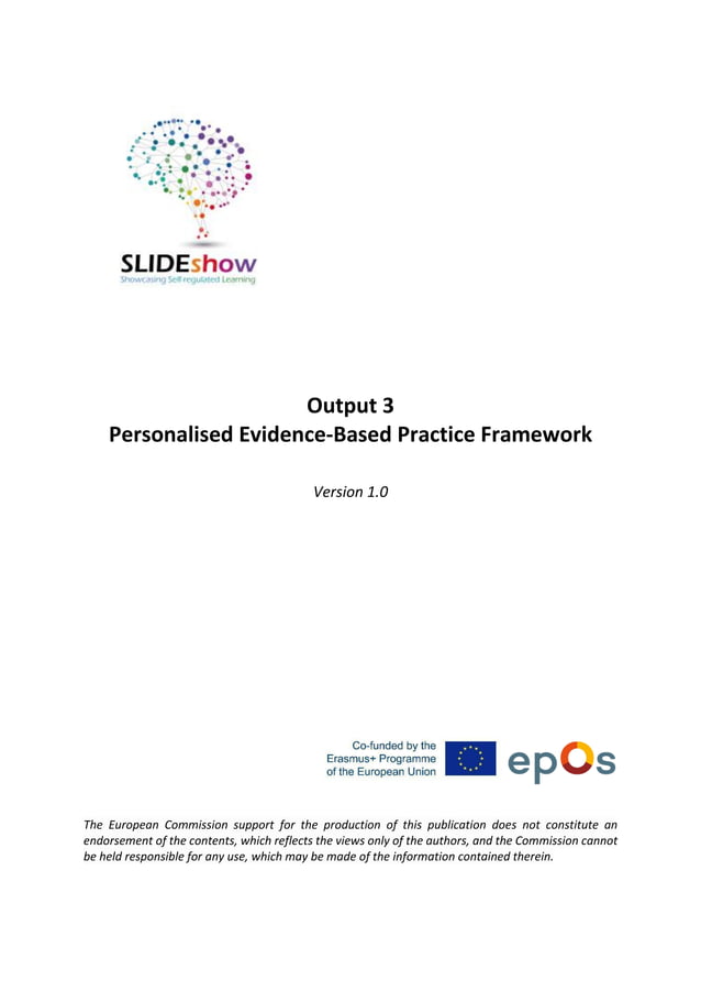 Personalised Evidence Based Practice Framework | PDF