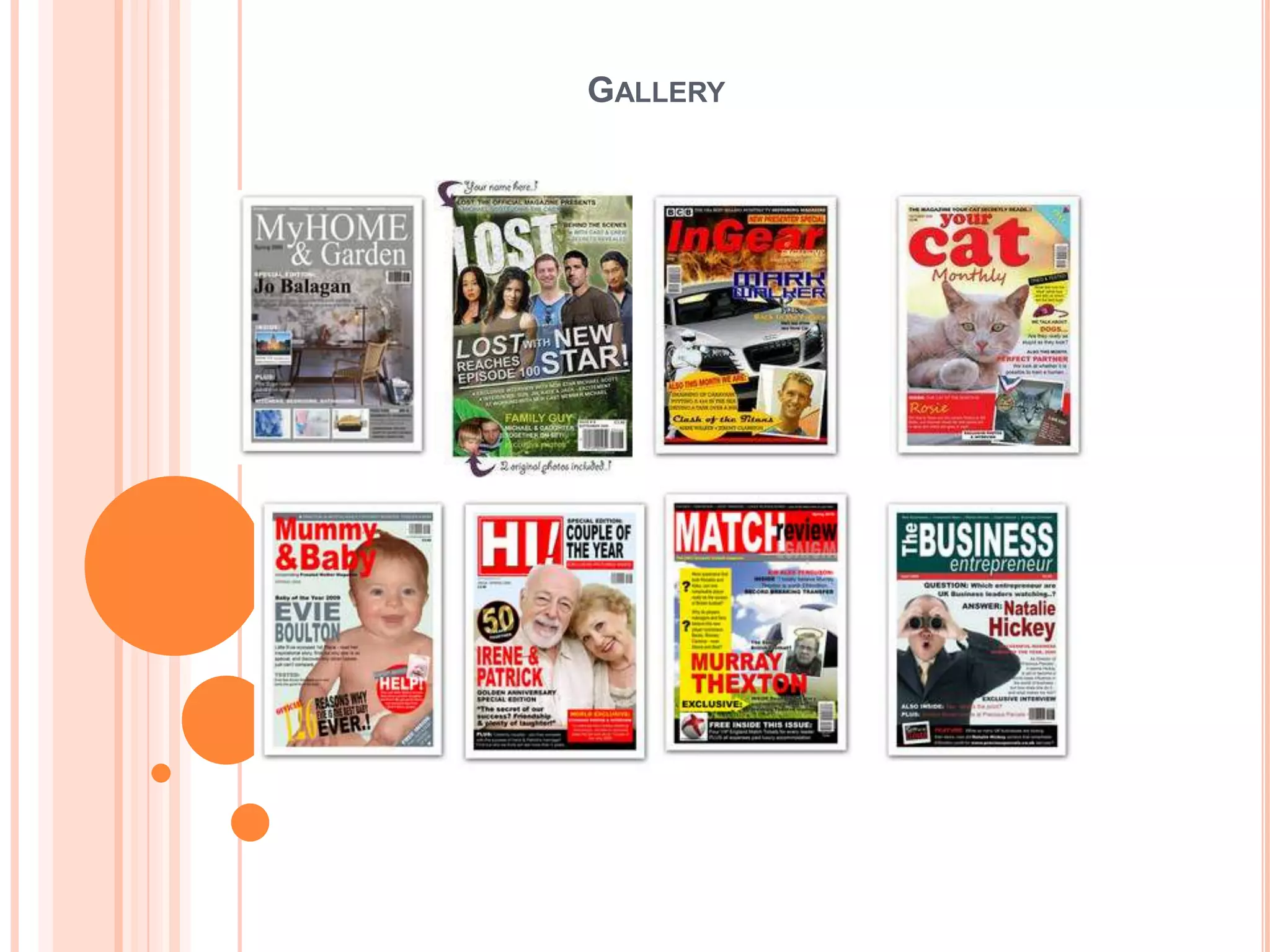 Personalised magazine covers | PPT