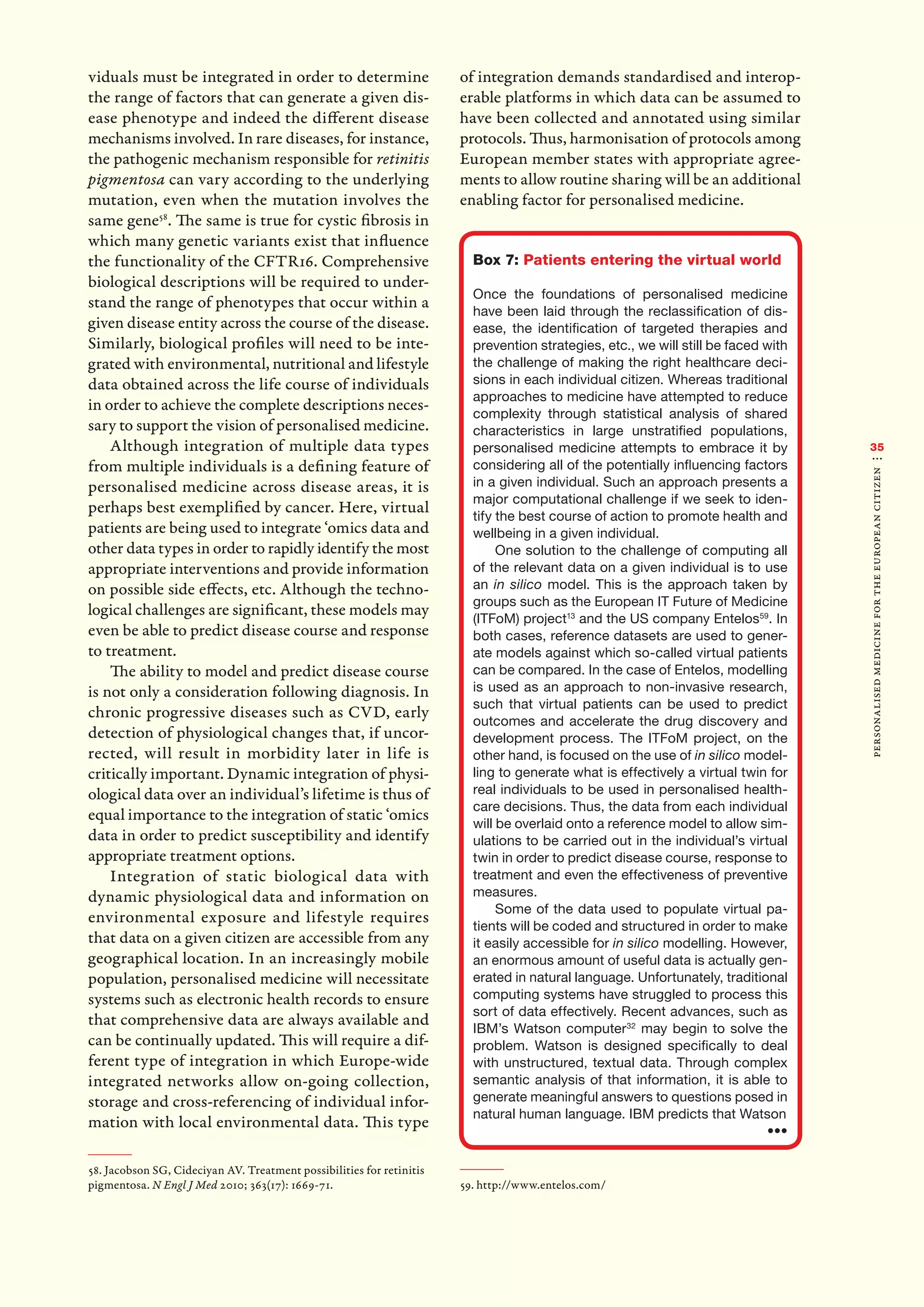 Personalised medicine for the European Citizen | PDF