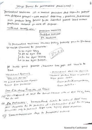 Personalised medicines,customised drug delivery system ,bioelectronic ...