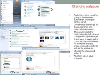 Configuring personal desktop | PPTX