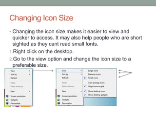 Configuring personal desktop | PPTX