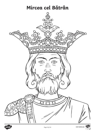 Personalitati istorice pagini de colorat | PDF