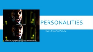 Personalities and MBTI | PPTX | Careers