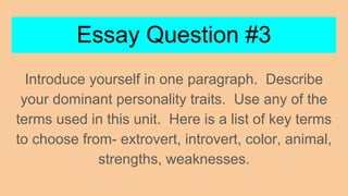 Personalities | PDF