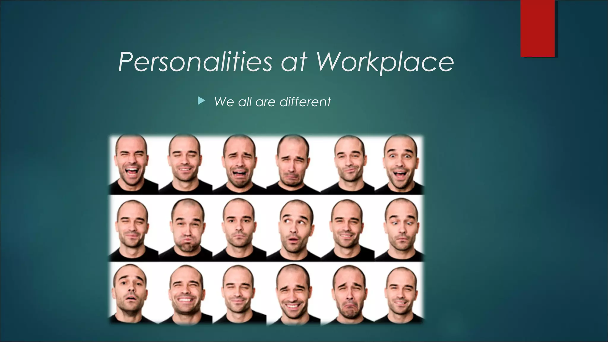 Personalities at workplace | PPT