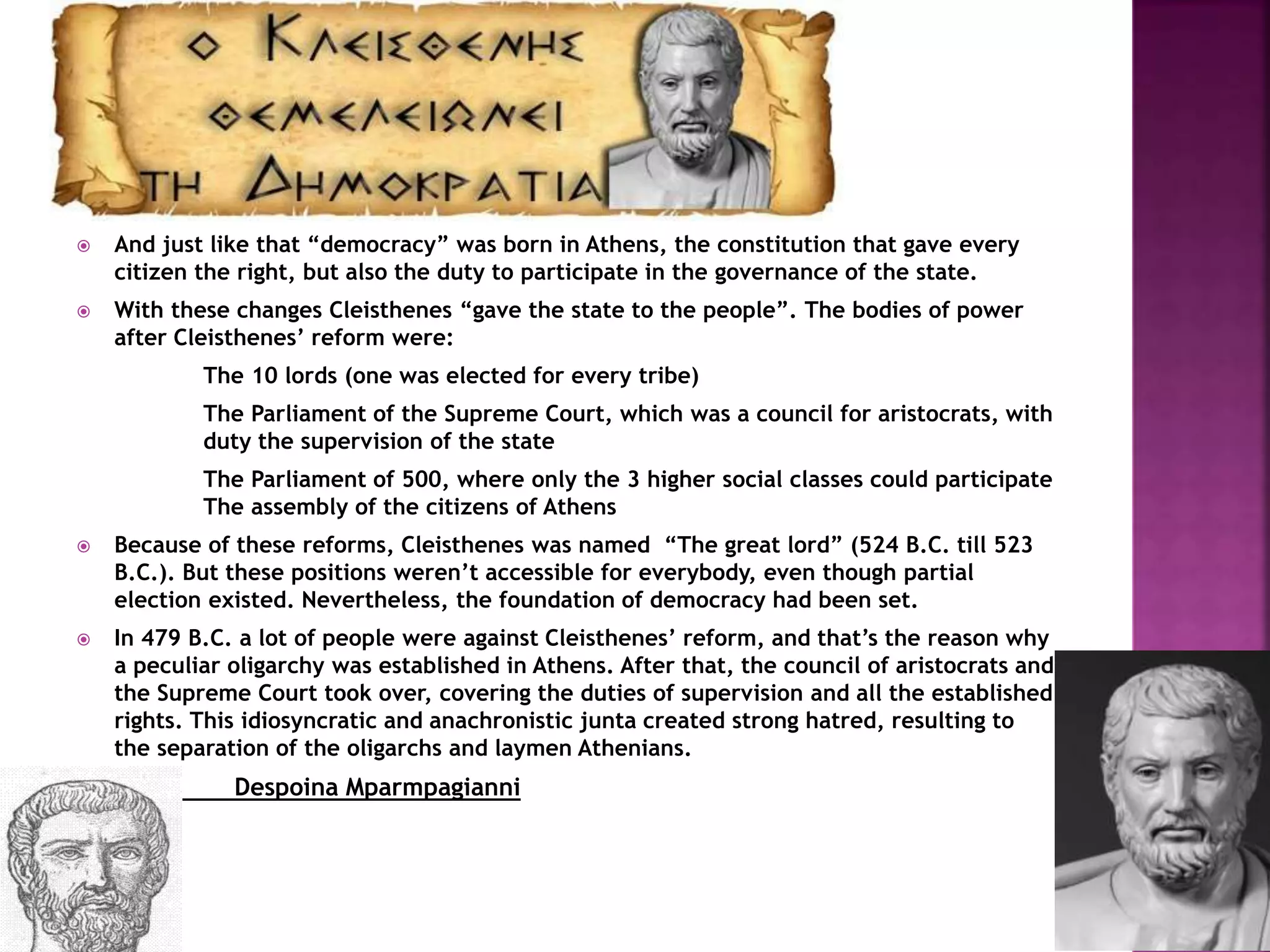 Personalities of Greek Democracy | PPTX | Marriage and Civil Unions ...