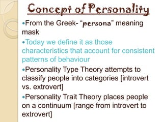 Personality | PPT