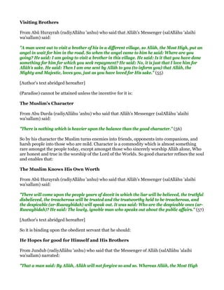 Forty Hadith on the Islamic Personality | PDF