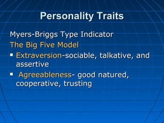 Personality | PPT