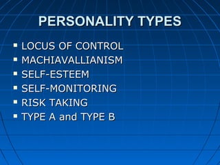 Personality | PPT