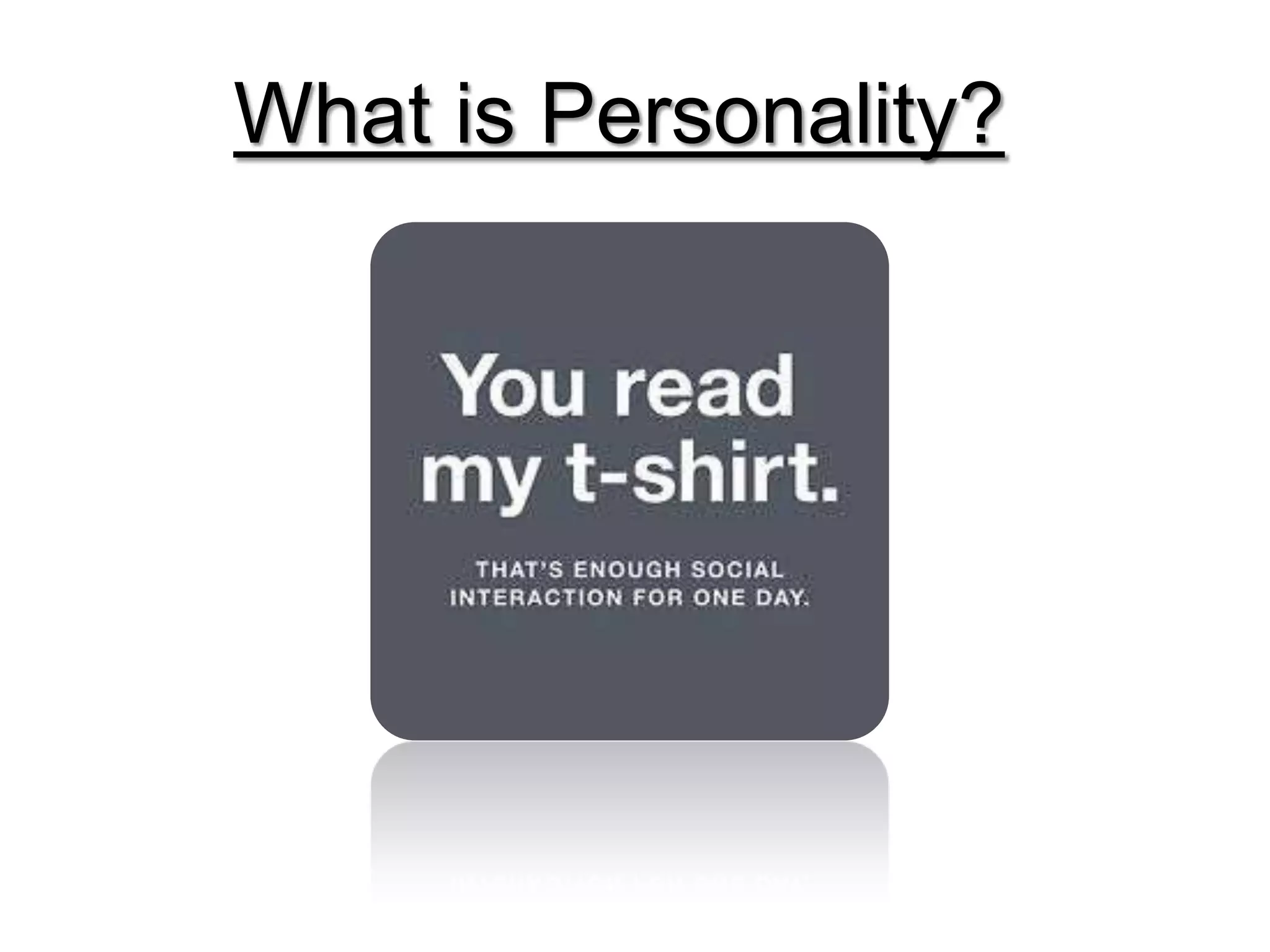 Personality-16 personality traits | PPTX