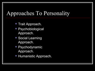 Personality | PPT
