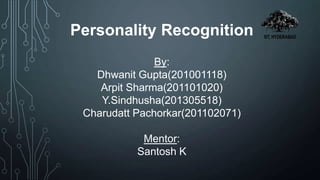 Personality | PPTX | Technology & Computing