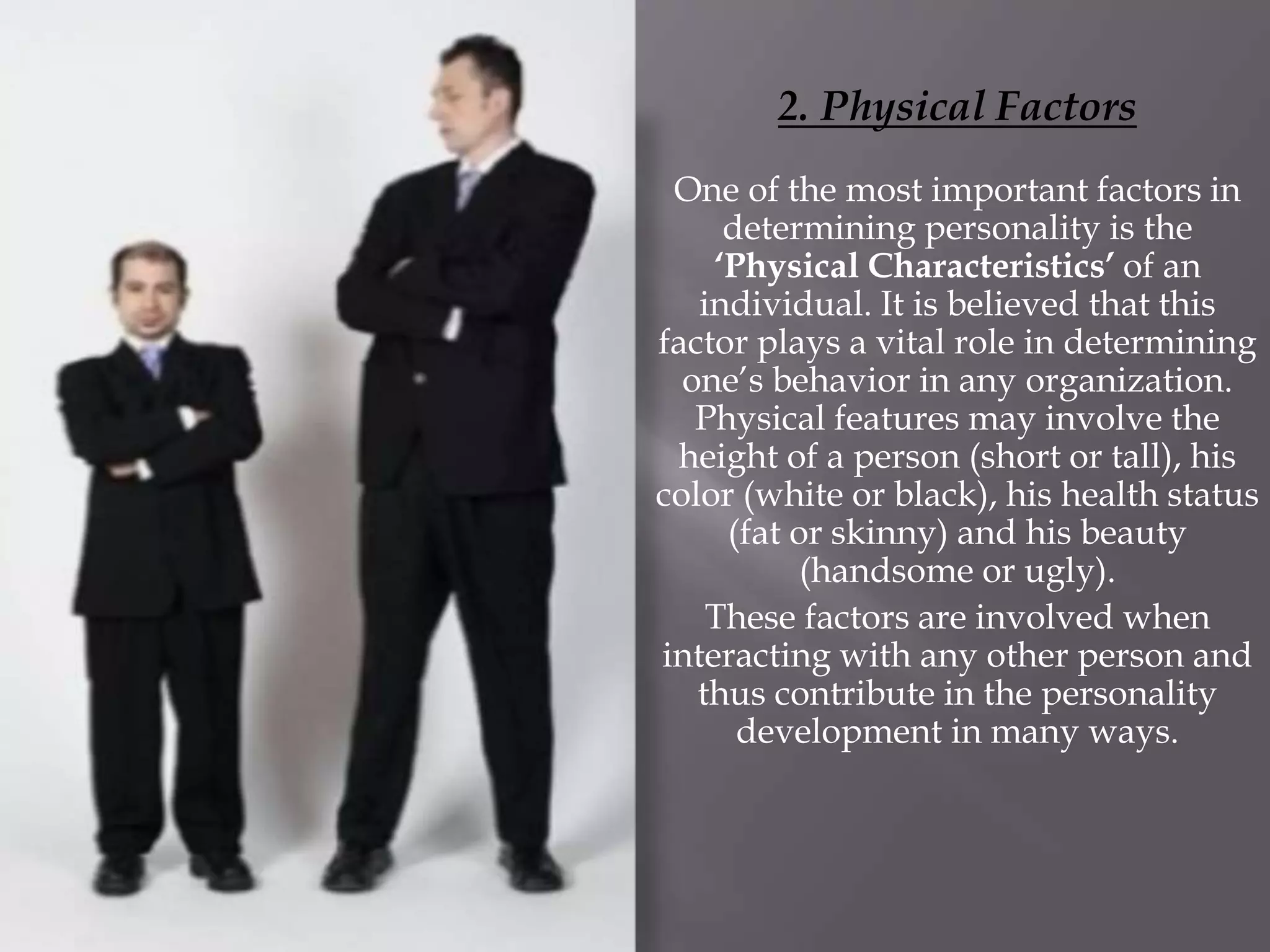 Determinants of Personality | PPTX