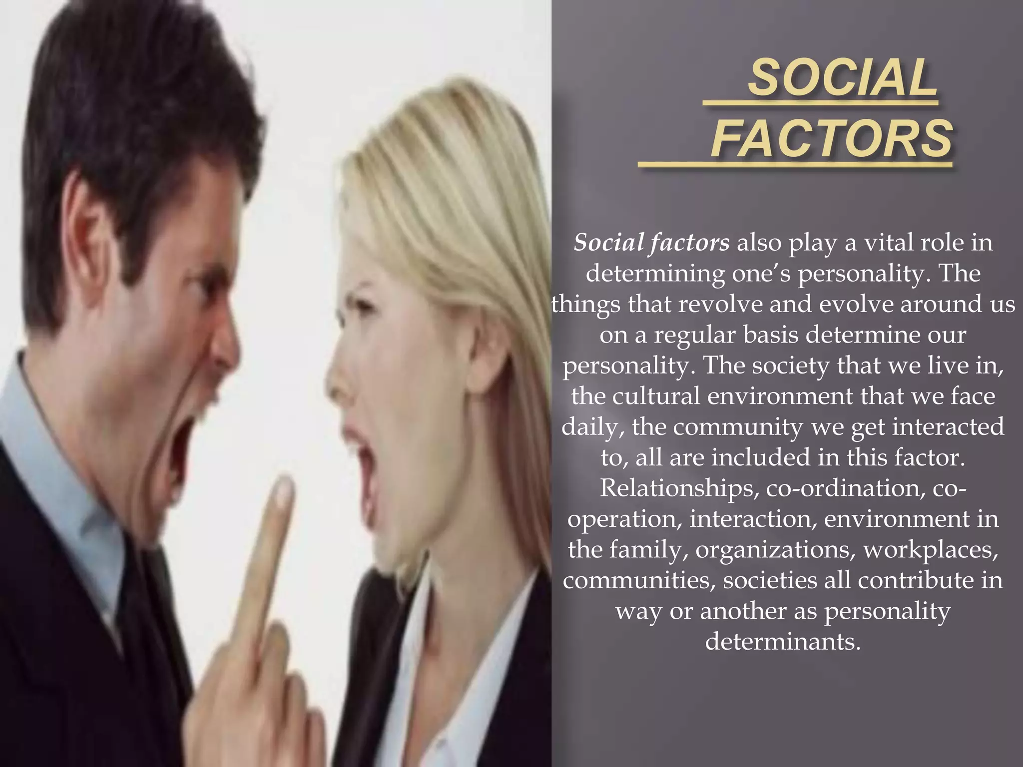 Determinants of Personality | PPTX