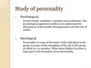 Personality | PPTX
