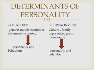 Personality | PPTX