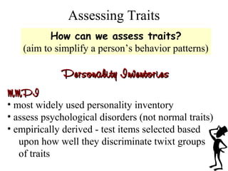 Personality | PPT | Medical Health