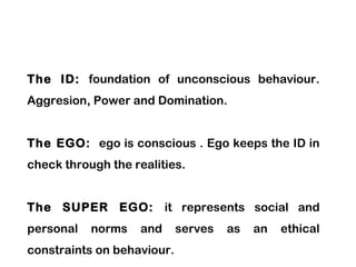 ORGANISATIONAL BEHAVIOUR- Personality | PPT