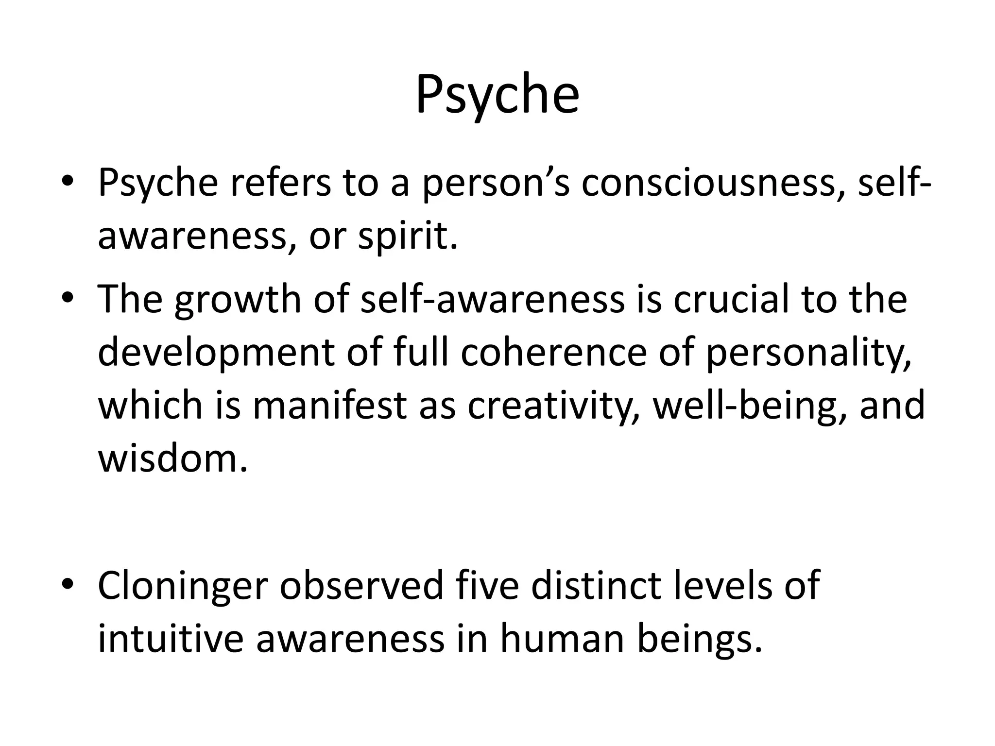 Psychology of Personality | PPTX