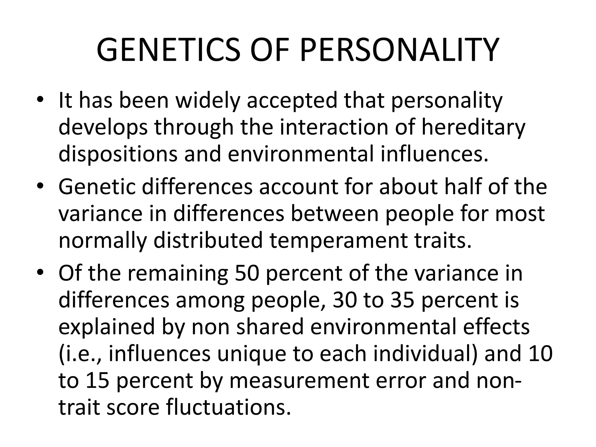 Psychology of Personality | PPTX
