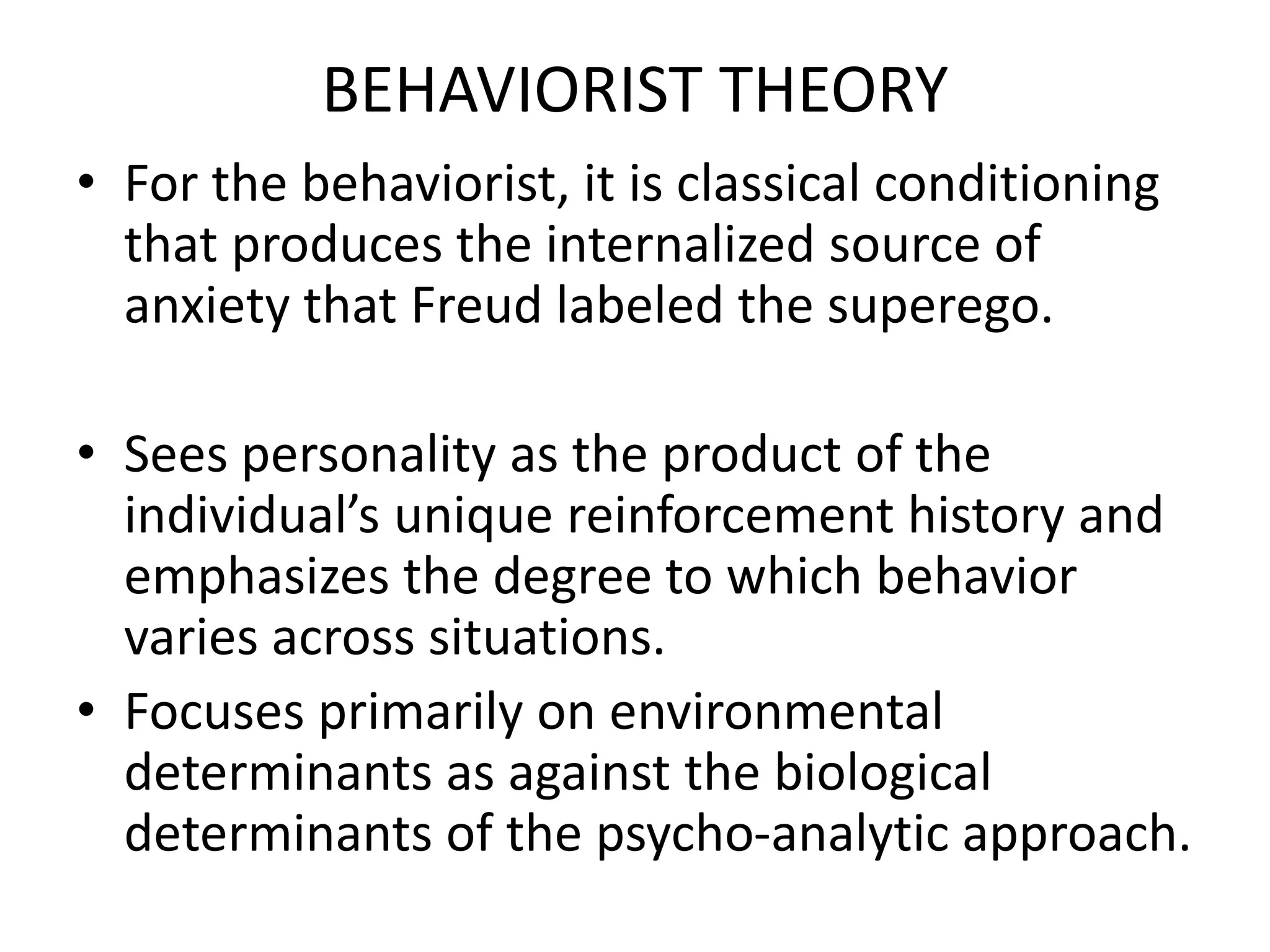 Psychology of Personality | PPTX